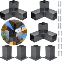 China Powder Coated Woodworks Pergola Bracket Hardware Kits for Gazebos and Patio Pergolas for sale