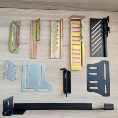 China Color Zinc Plated Heavy Duty Adjustable Bed Modification Plate Brackets for Headboard for sale