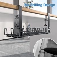 China Neat and Tidy Cord Organizer Under Desk Cable Management for a Professional Look for sale
