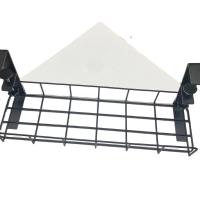 China Functional Cable Management Tray with Hanging Desk Organizer 39*17*12.5 cm Metal Mesh for sale