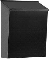 China Black Wall Mount Mailbox Sleek Design and Durable Construction for Outdoor Spaces for sale
