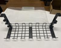 China Functional Cable Management Tray with Hanging Desk Organizer 39*17*12.5 cm Metal Mesh for sale