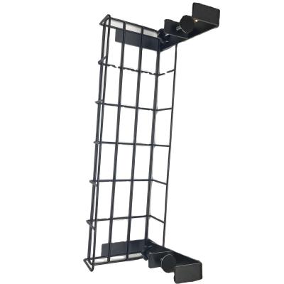 China 3mm Thickness Carbon Steel Adjustable Under Desk Cord Wire Management Tray No Drill Cable Basket for sale