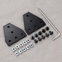 China Offering Sample 90 Degree L Shape Corner Bracket Plate for 20 x 20mm Aluminum Profile for sale
