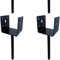 China U-Shaped 4x4 Column Anchor Concrete Bracket Ideal for Terrace Gazebo Installation for sale