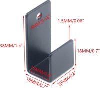 China Powder Coated Tile Hanger Stainless Steel Fastener Bracket Hooks for Wall Display for sale