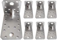 China Standard 90 x 90 x 65 Angle Rib Construction Metal Bracket Heavy Duty Beading Connector for sale