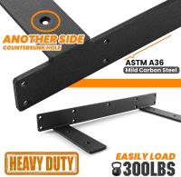 China Invisible Brackets for Floating Wood Shelves L-shaped Floating Shelf Brackets for sale