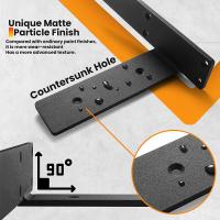 China Invisible Brackets for Floating Wood Shelves L-shaped Floating Shelf Brackets for sale