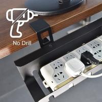 China Under Desk No Drill Metal Wire Management Box Desk Cord Organizers Wire Management Box for sale