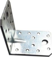 China White Finish Stainless Steel Flat Corner Bracket for Repair Joist Plate Connector for sale