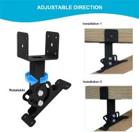 China Versatile Heavy Duty Brackets Dacromet Electrophoretic Coating for Gazebo Construction for sale