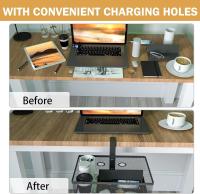 China Streamline Your Workspace with Wall Mounted Rotating Under Desk Drawer and Cup Holder for sale