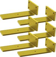 China Wall Shelves Storage Solution 6 Inch Decorative Shelf Bracket in Industrial Style for sale