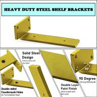 China Wall Shelves Storage Solution 6 Inch Decorative Shelf Bracket in Industrial Style for sale