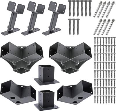 China DIY Kit Lumber Pergola Brackets Patio Support Post Bracket with ISO9001 Rohs CE 16949 for sale