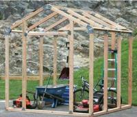 China Customized Metal Shed Kit for Silver Zinc Coated Barn Roof Durable and Strong for sale