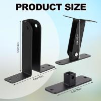 China Nonstandard Pergola Roof Riser Beam Brackets Kit for Adjustable Saddle Roof Brackets for sale