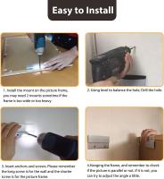 China Versatile French Cleat Picture Hook Hanger Kit for Hanging Mirrors Pictures and Shelves for sale