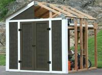 China Maximize Your Storage Space with Our Heavy Duty Wooden Shed Kit ISO 9001 2008 Certified for sale