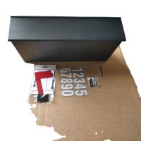China Outdoor Metal Magazine Newspaper Holders Post Mailboxes with Rust-Resistant Coating for sale