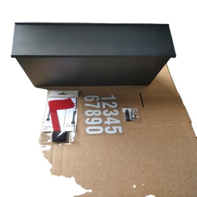 China Outdoor Metal Magazine Newspaper Holders Post Mailboxes with Rust-Resistant Coating for sale