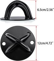China 1mm Thickness Ceiling Mount for Holding Drills Suspension Straps Rings Yoga Swing Hammock for sale