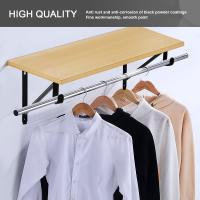 China Standard Heavy Duty White Closet Shelf Rod Brackets for 10*11inch Rods and More for sale