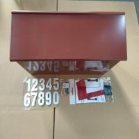 China Outdoor Package and Newspaper Collection Point Box with Red Flag and 0.8mm Thickness for sale