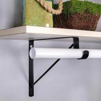 China Standard Heavy Duty White Closet Shelf Rod Brackets for 10*11inch Rods and More for sale