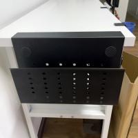 China ISO9001 Rohs CE Desk Side Storage Hanging Under Desk Laptop Holder for File Tablets for sale