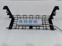 China Home/Office Wire Organizer Tray Cable Management Box for Under Desk Cord Organization for sale