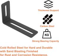 China Adjustable Metal Steel Joint Right Angle Brackets for Furniture Fixing 3mm Thickness for sale