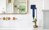 China Installation Type Wall Mounted Hair Dryer Holder for Dyson Hair Dryer Flexible Design for sale