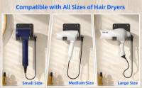 China Installation Type Wall Mounted Hair Dryer Holder for Dyson Hair Dryer Flexible Design for sale