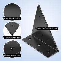 China Supermarket Shelf Triangular Bracket with Customized Instruction and Anchor Screws for sale