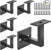 China Stair Railing Handrail Support Bracket Carbon Steel and Powder Coating for Stairway for sale