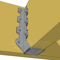 China Galvanized Steel Joist Hanger for Structural-Connectors Face Mount 2x4 Hot Dip Finish for sale