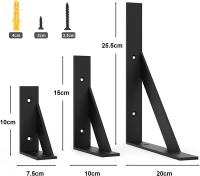 China Steel Support Bracket for Wall Mounting Standard Metal Fabrication Angle Bracket for sale