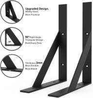 China Steel Support Bracket for Wall Mounting Standard Metal Fabrication Angle Bracket for sale