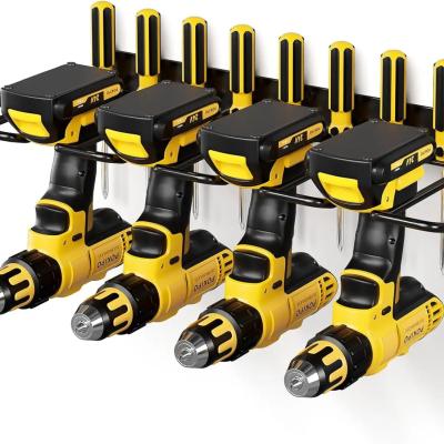 China Wall Mount Cordless Tool Storage Rack with 410*195*50mm Holder Functional and Versatile for sale