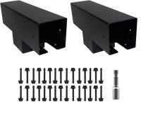China Customizable DIY Pergola Wood Stand Kit with 3-Way T-Angle Corner Brackets and Screws for sale