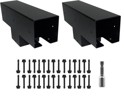 China Customizable DIY Pergola Wood Stand Kit with 3-Way T-Angle Corner Brackets and Screws for sale