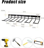 China Wall Mount Cordless Tool Storage Rack with 410*195*50mm Holder Functional and Versatile for sale