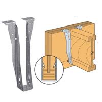 China 45x180 Hot Dip Galvanized Steel Joist Hangers for Wooden Frame ISO9001 2008 Certified for sale