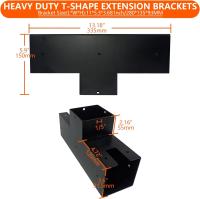 China Customizable DIY Pergola Wood Stand Kit with 3-Way T-Angle Corner Brackets and Screws for sale
