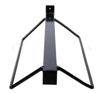 China Conveniently-sized Mounted Saddle Racks Metal Single Saddle Arm Wall Mount Bracket for sale