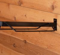 China Conveniently-sized Mounted Saddle Racks Metal Single Saddle Arm Wall Mount Bracket for sale