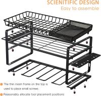 China Black Mesh Frame Power Tool Organizer for Handheld Power Tools Customized Logo Acceptable for sale