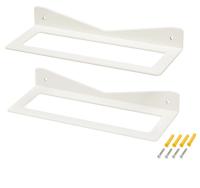 China Wall Mounted Metal Wine Rack for Kitchen Restaurant Bar White Hanging Wine Bottle Holder for sale